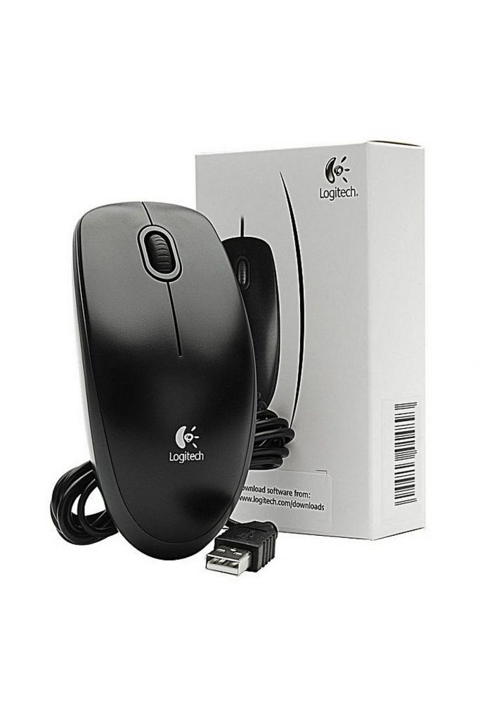 Logitech B100 Optical USB Wired Mouse - Computer Choice