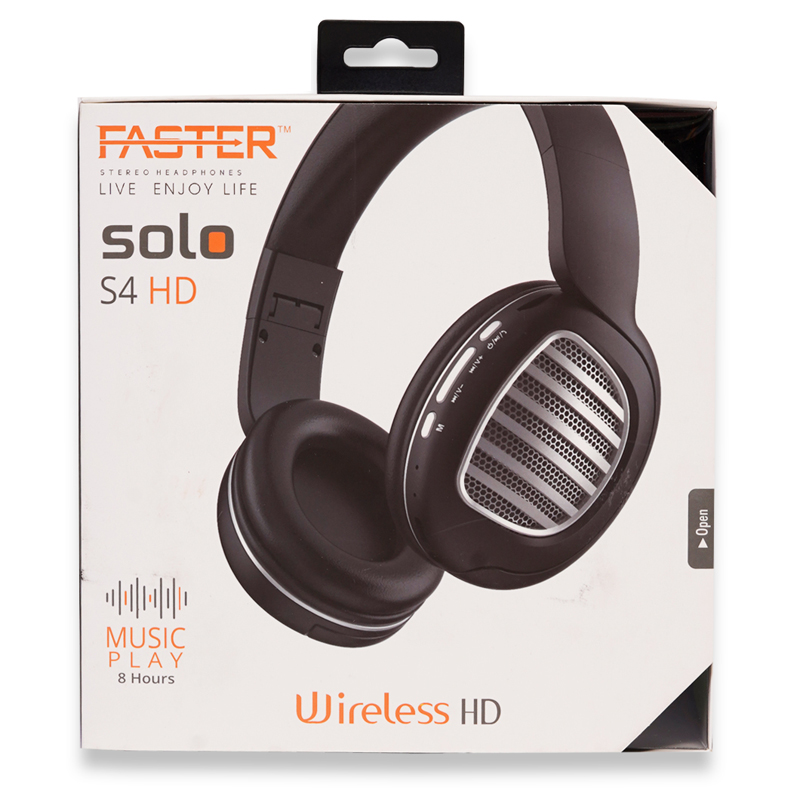 FASTER S4 HD Solo Wireless Stereo Headphone -Computer Choice