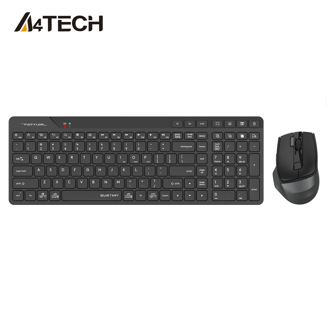 A4Tech FB2800C Air2 Bluetooth Keyboard Mouse-Computer Choice