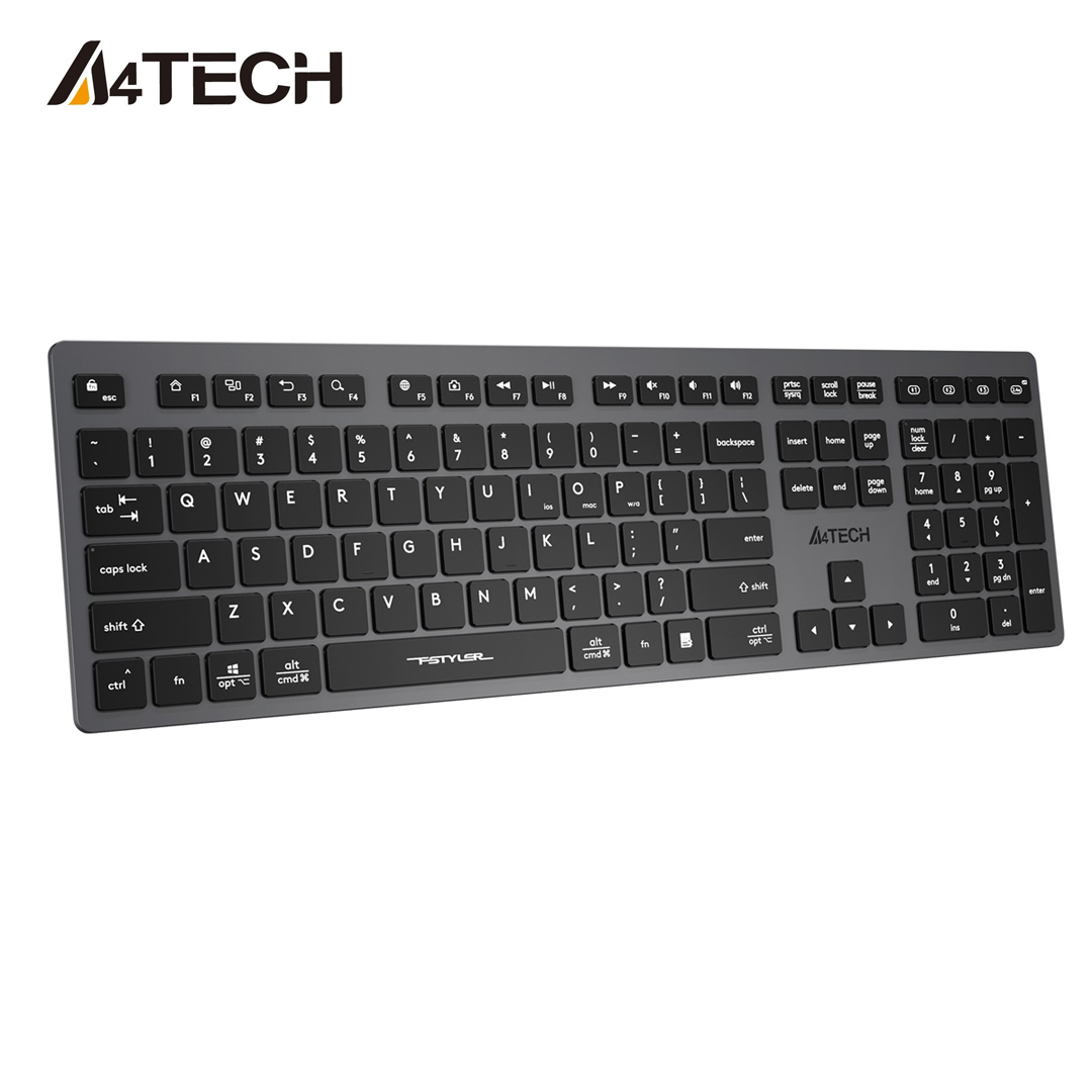 A4Tech FBX50C Bluetooth & 2.4G Wireless Keyboard Pair 4 Devices ...