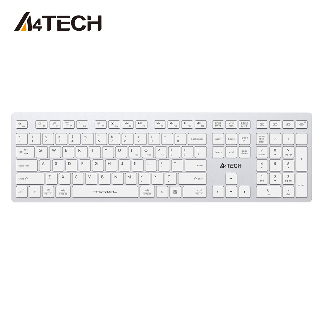 A4Tech FBX50C Bluetooth & 2.4G Wireless Keyboard Pair 4 Devices ...