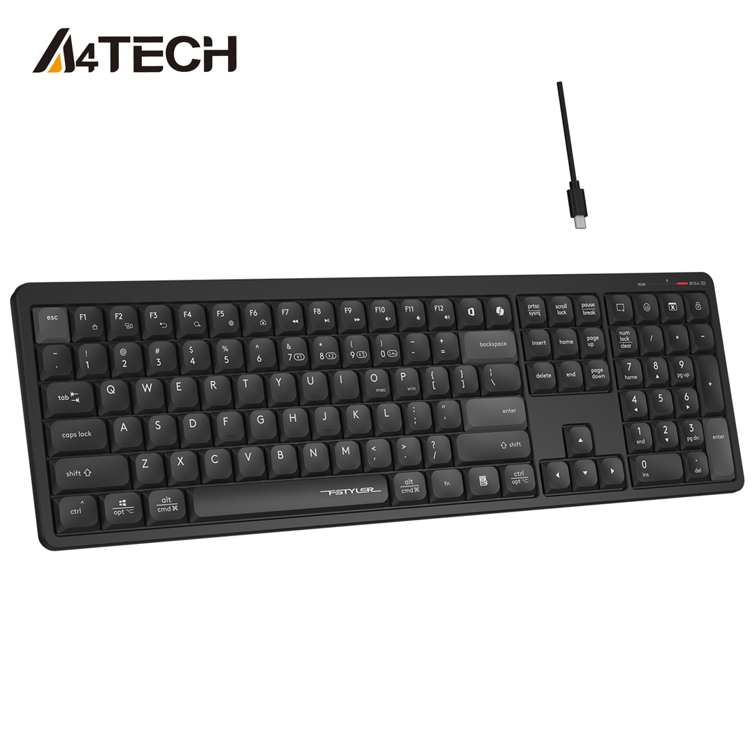 A4Tech FBX55C Bluetooth & 2.4G Wireless Keyboard Pair 4 Devices ...
