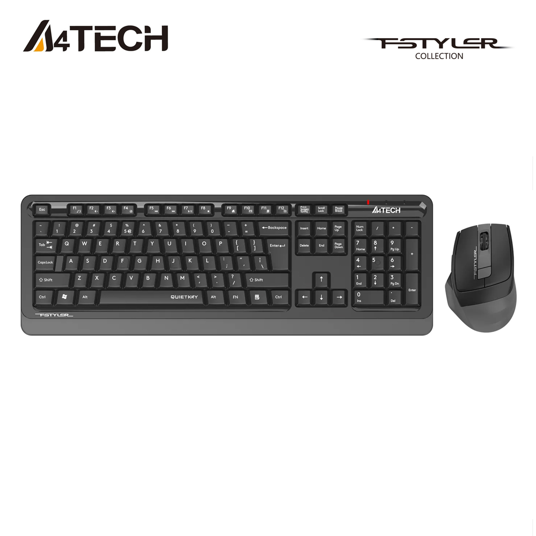 A4Tech FSTYLER FGS1035Q Wireless Keyboard Mouse Set - Computer Choice