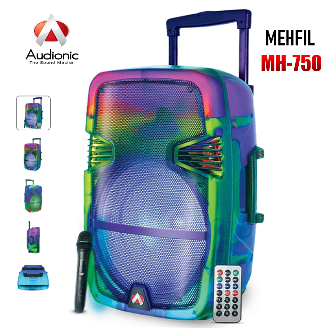 Audionic MEHFIL MH-750 Trolley Speaker - Computer Choice