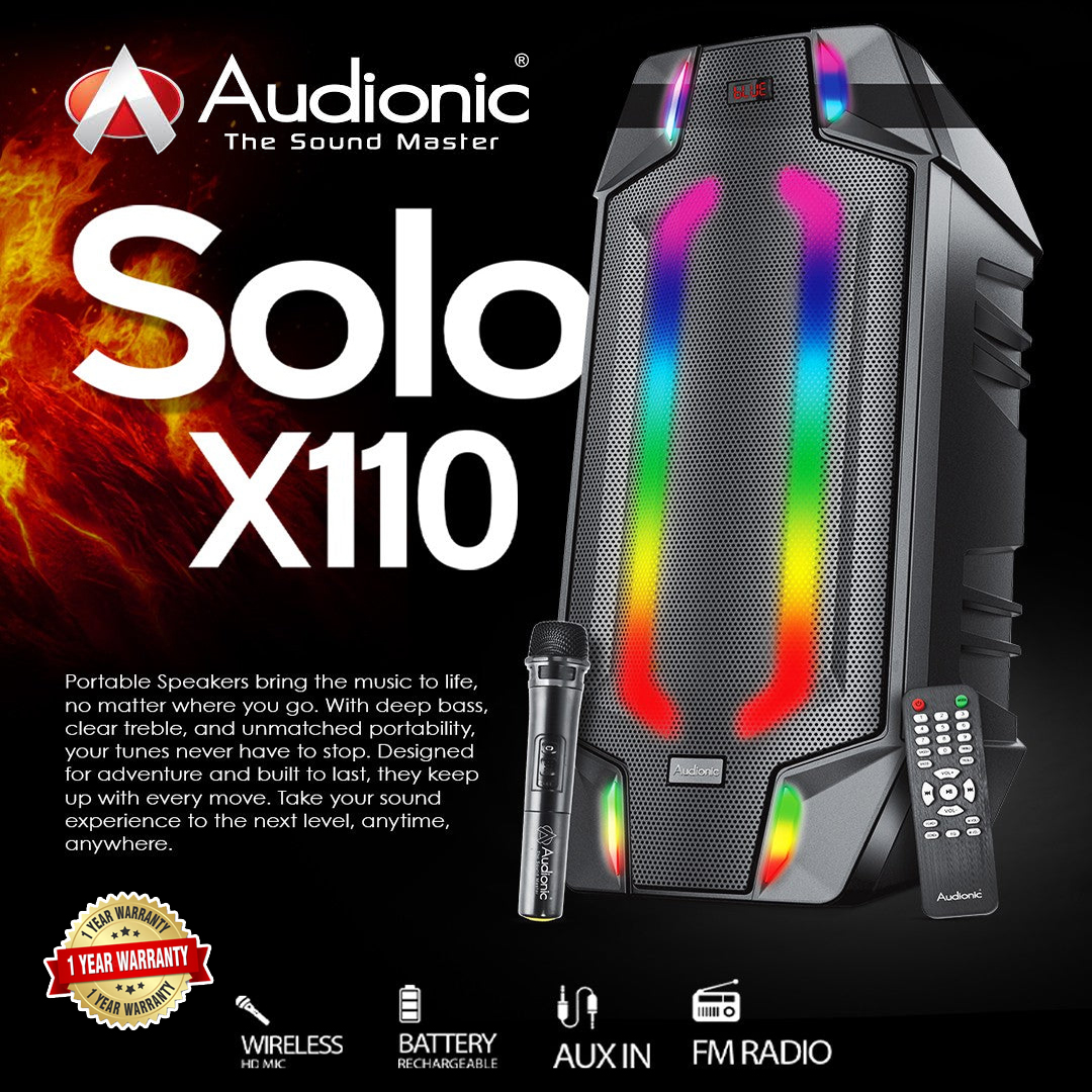 Audionic SOLO X110 Powerful Sound Speaker - Computer Choice