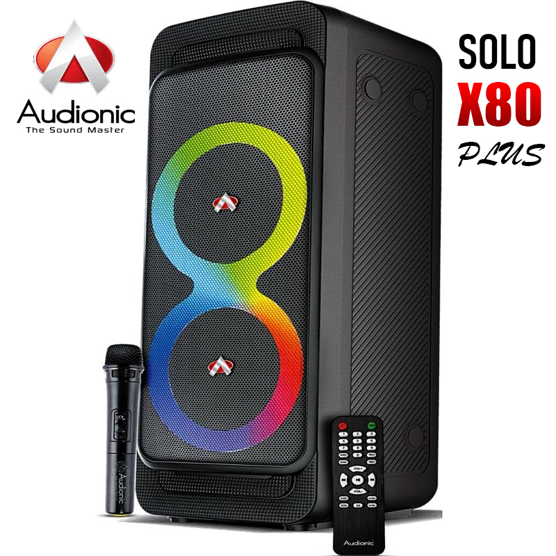 Audionic SOLO X80 PLUS Bluetooth Speaker with Mic - Computer Choice