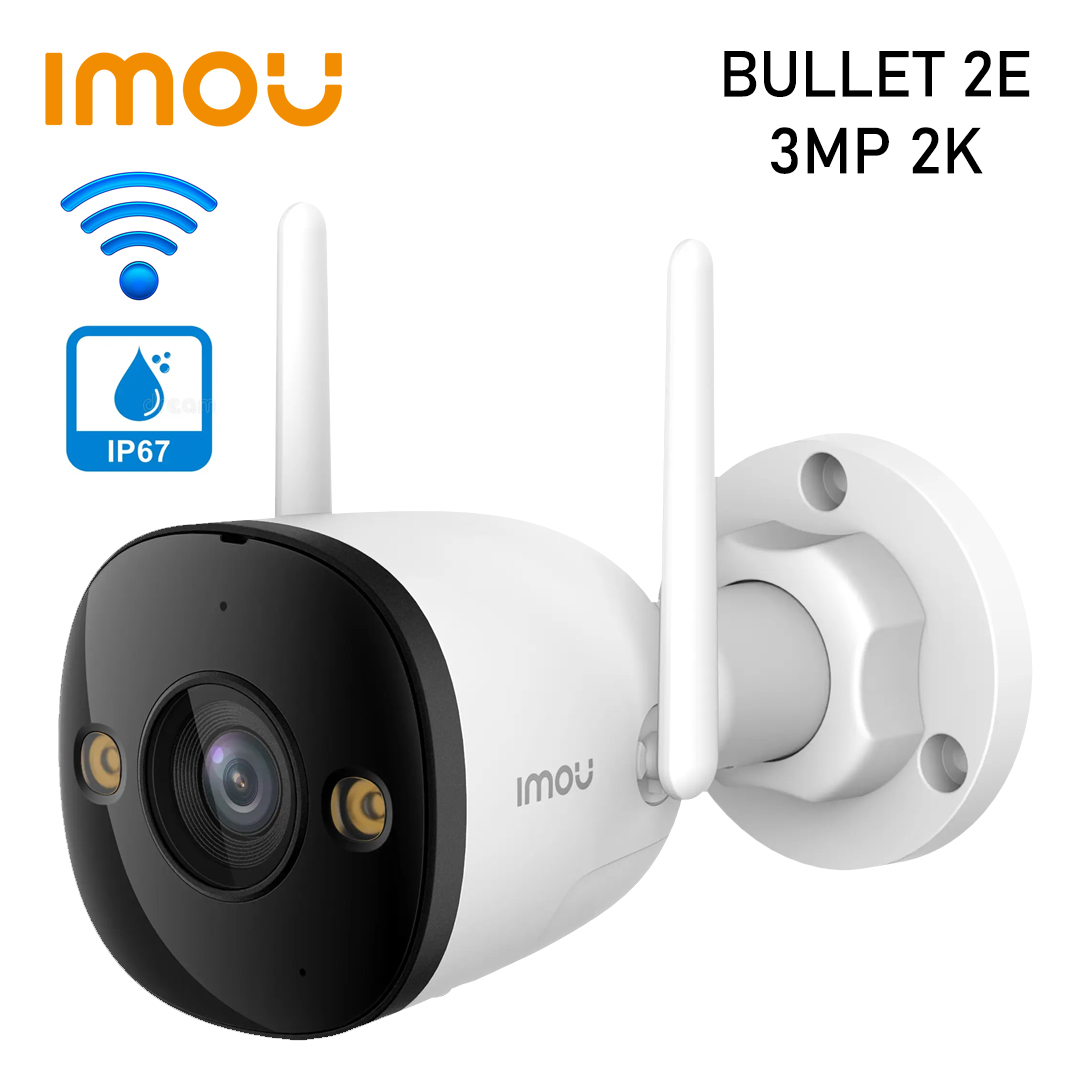 DAHUA IMOU Bullet 2E 3MP 2K WiFi Camera - Computer Choice