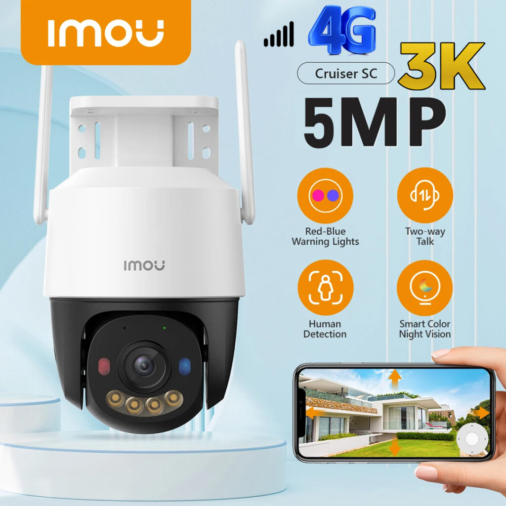 IMOU Cruiser SC 4G 3K 5MP Outdoor Camera - Computer Choice